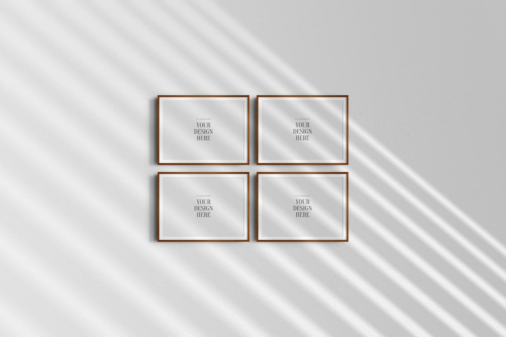 Frame Mockup BUNDLE 4:3 / 3:4 Landscape | Frame Mockup Sets of 6, 4, 3 ...