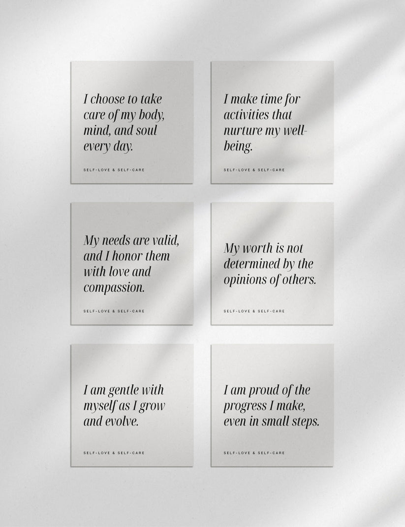 Printable Quotes & Affirmations | 3x3 | 4x4 | 5x5 | 6x6 | PDF + JPEG ...