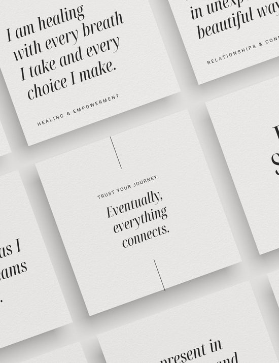 Printable Vision Board Cards Bundle: Quotes and Affirmations for Women ...