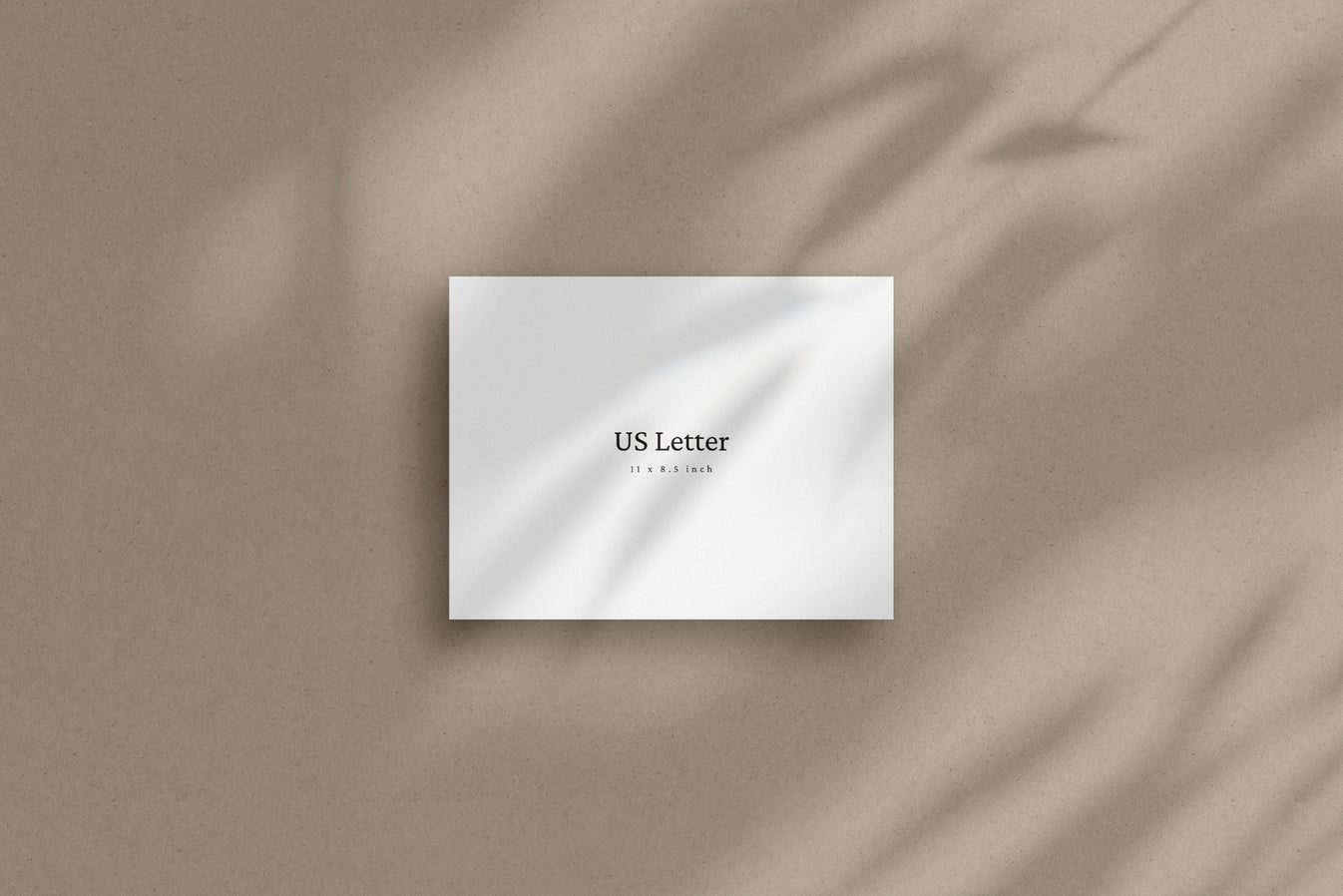 Horizontal US Letter Flyer Mockup | US Letter Landscape | US Letter ...