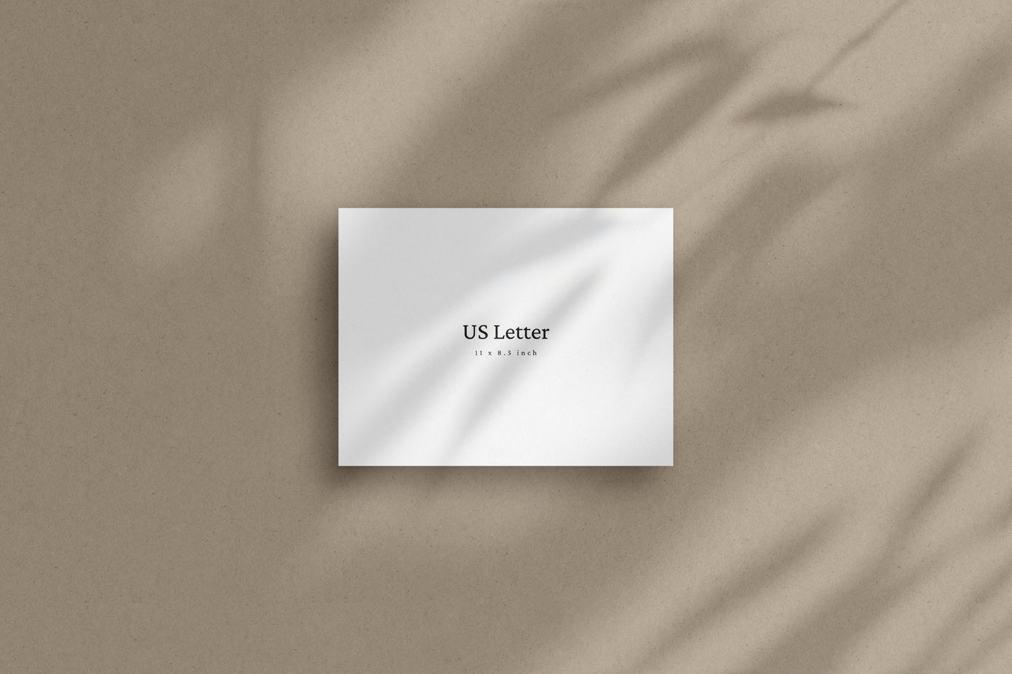 Horizontal US Letter Flyer Mockup | US Letter Landscape | US Letter ...