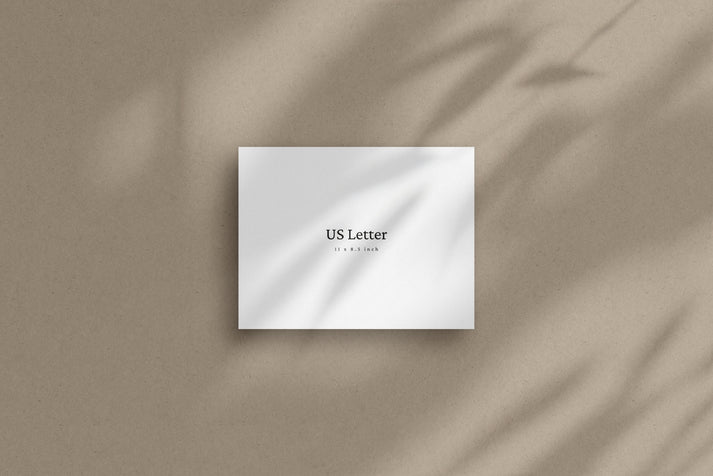 Horizontal US Letter Flyer Mockup | US Letter Landscape | US Letter ...