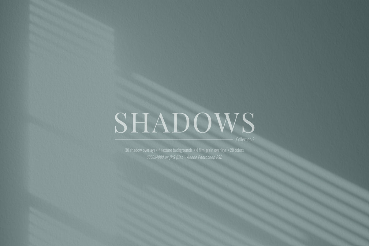 30 Shadow Overlays 02 Window Shadows – PAPER MOON Art & Design