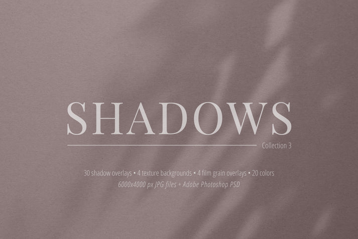30 Shadow Overlays 03 Botanical Shadows Plants Branches Leaves – PAPER ...