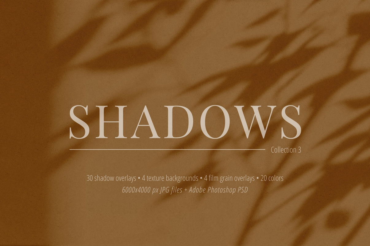 30 Shadow Overlays 03 Botanical Shadows Plants Branches Leaves – PAPER ...