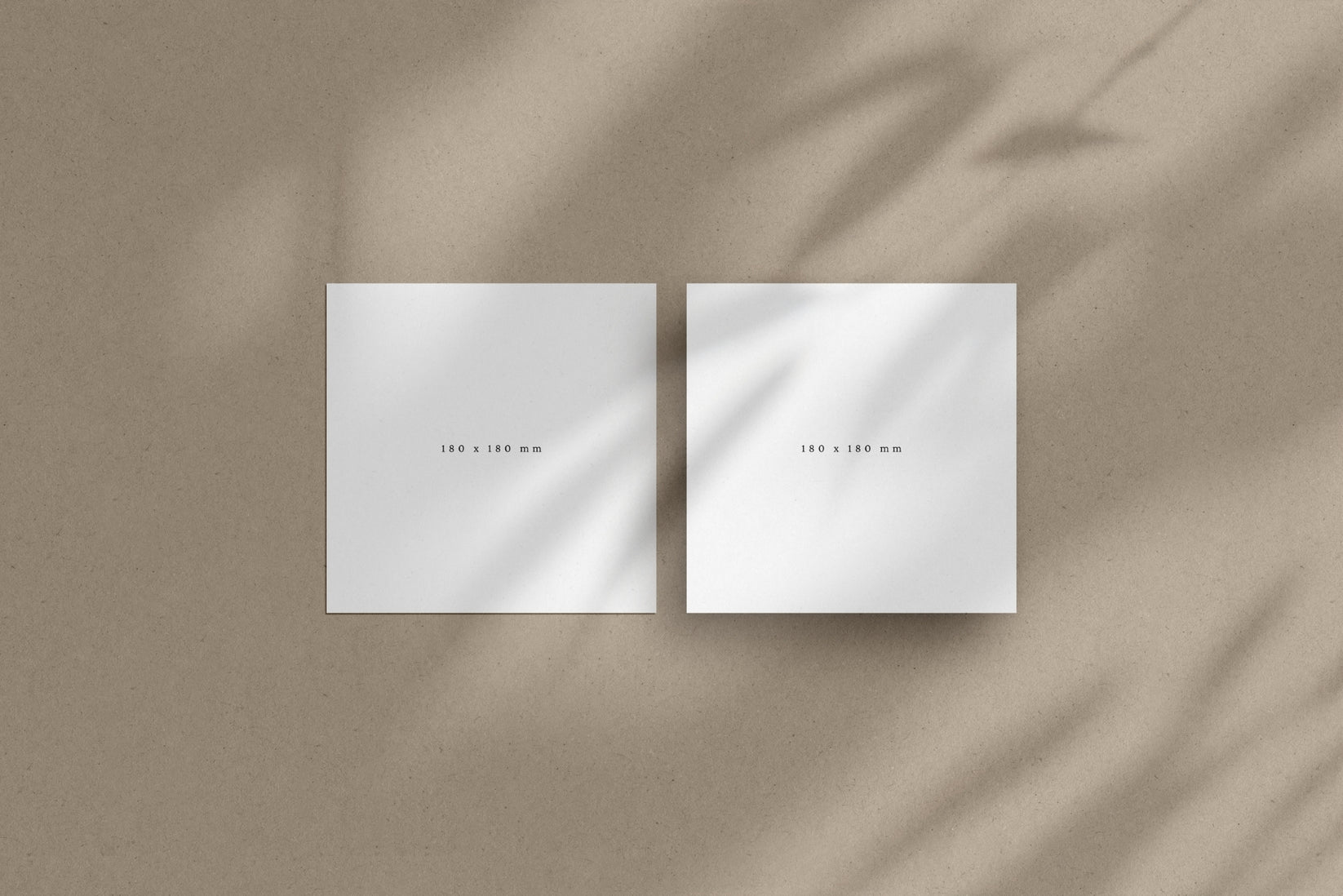 Square Card Mockup | Square Paper Mockup Set | PSD – PAPER MOON Art ...