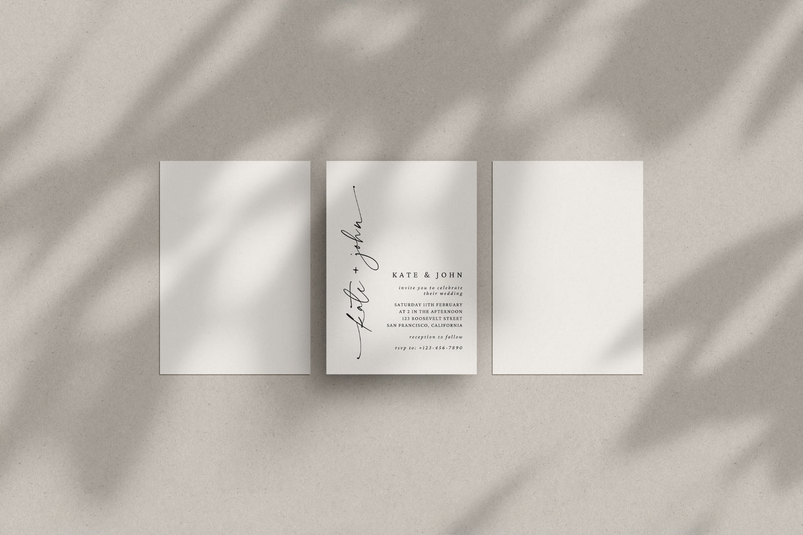 Vertical A5 Card Mockup Set | A5 Portrait | A5 Paper Mockup Set | PSD – PAPER MOON Art & Design