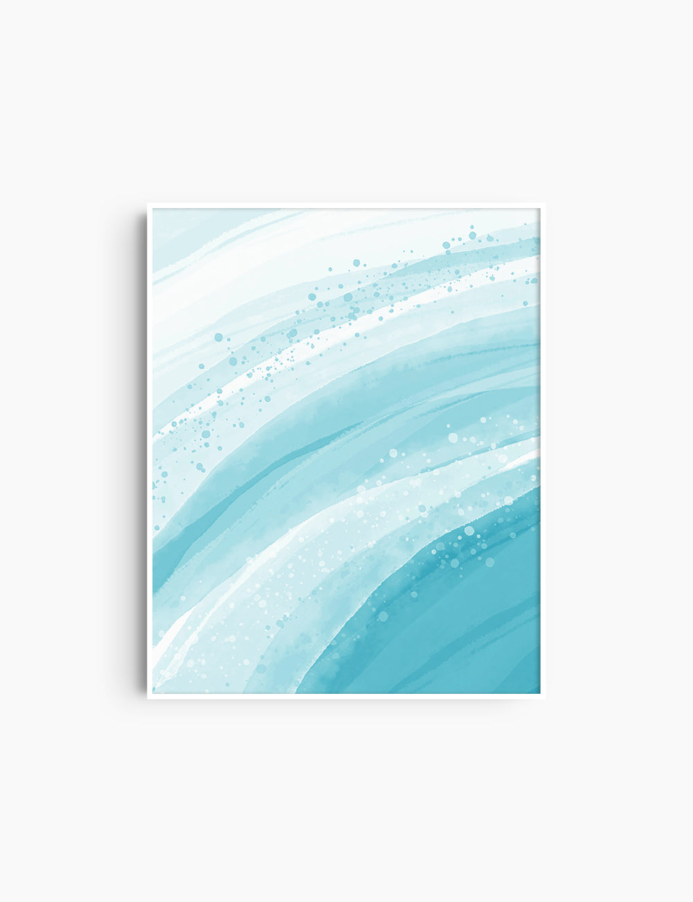 WATERCOLOR ABSTRACT. Bright Blue Aesthetic. Abstract Watercolor ...