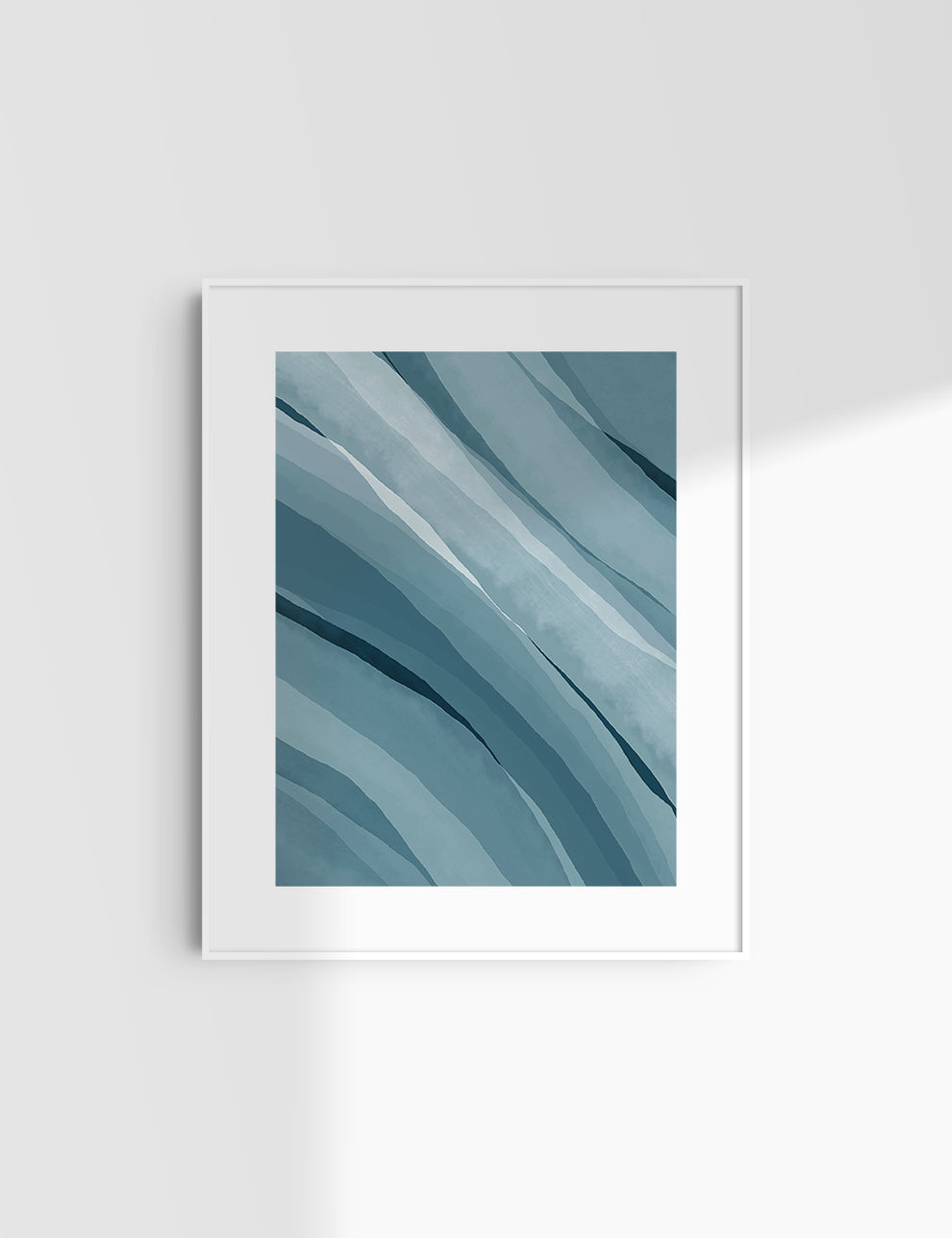 BLUE WATERCOLOR ABSTRACT. Aesthetic. Minimalist. Abstract Watercolor ...