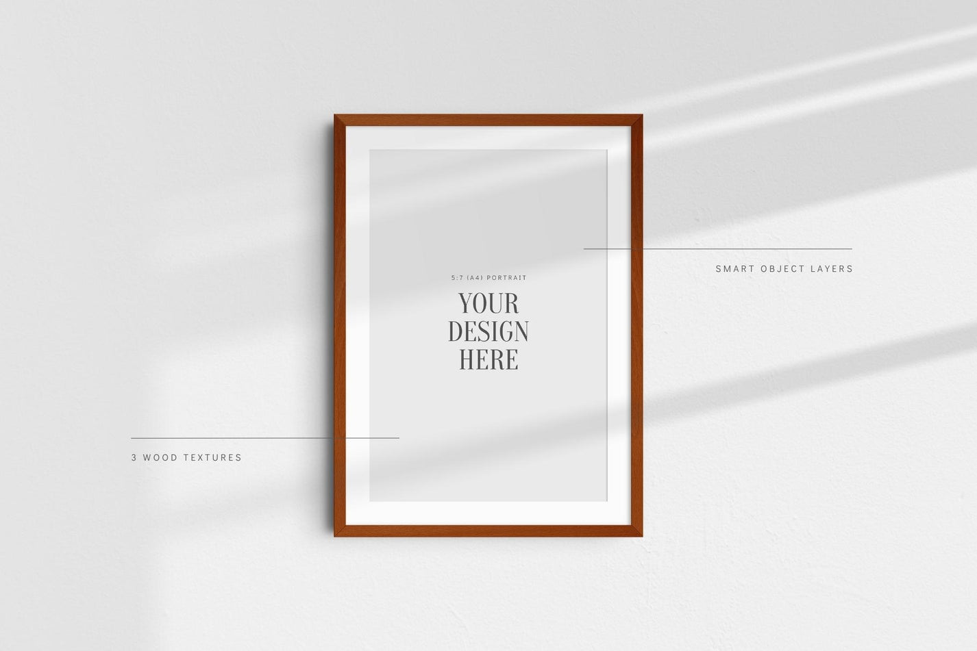 FREE Frame Mockup 5:7 (A4) Portrait | Free PSD Frame Mockup Template ...