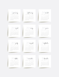 2023 Calendar | 3x3 | 2x2 | Printable Journal & Planner Cards | PDF ...