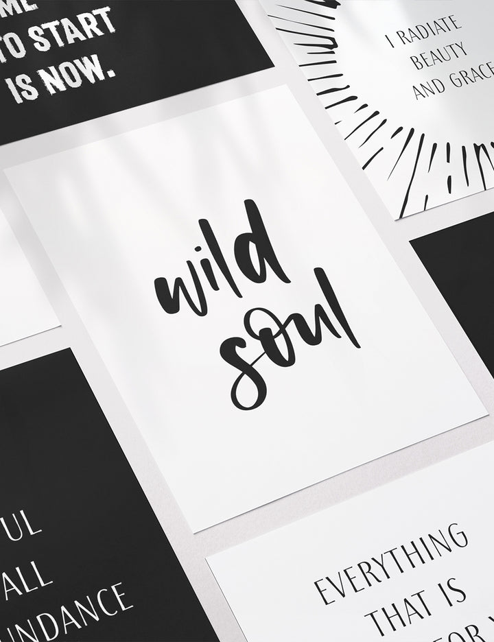 Printable Vision Board Cards. Motivational Affirmations. Inspirational ...