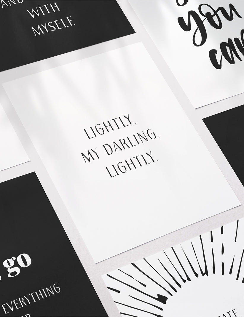 Vision Board Printables Kit | Printable Quotes & Affirmation Cards ...