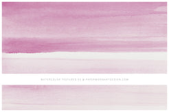 12 Watercolor Texture Backgrounds 03 Pink, Digital Scrapbook Paper ...
