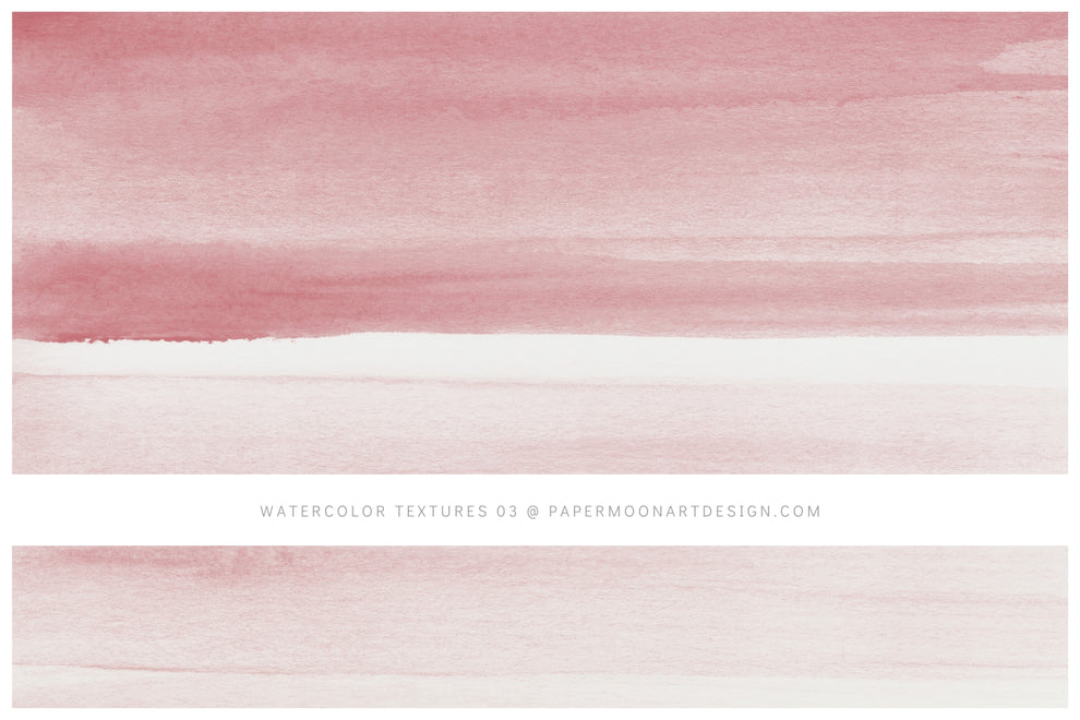 12 Watercolor Texture Backgrounds 03 Red, Digital Scrapbook Paper ...